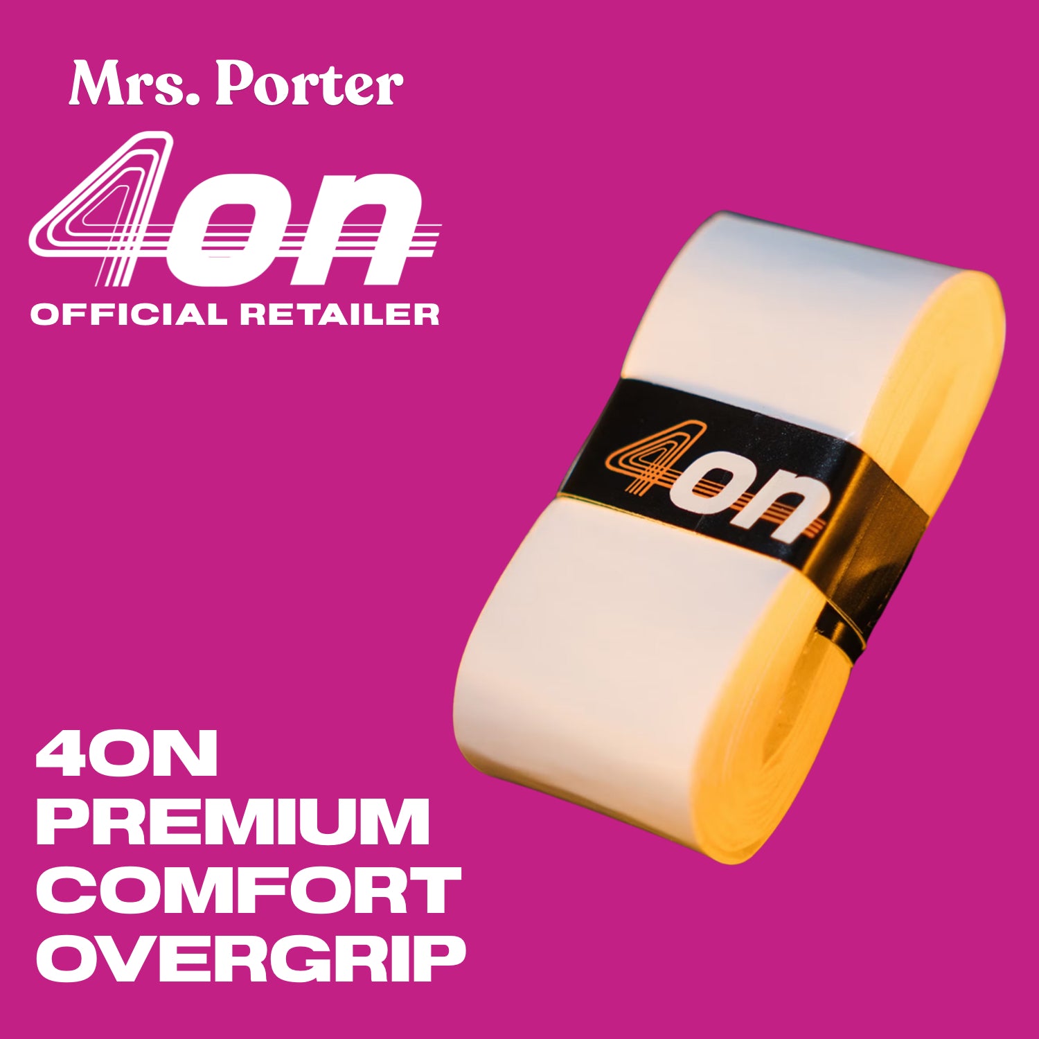 4on Premium Comfort Overgrip Padel Racket Grip Raket Grip – Mrs. Porter